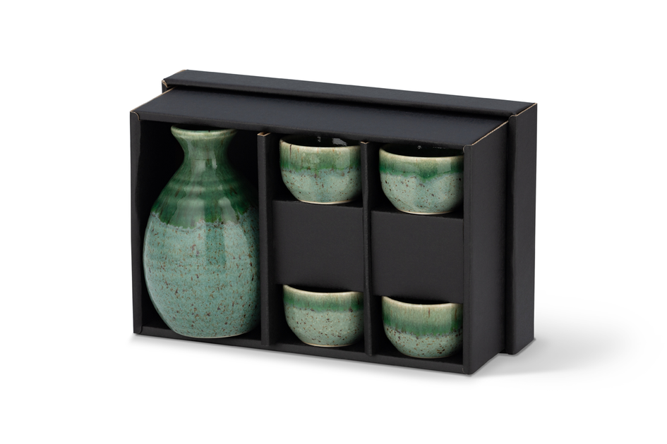 Sake Set - Green | Saiyuri
